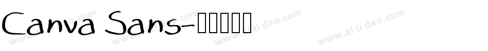 Canva Sans免费下载和在线预览转换-字体岛
